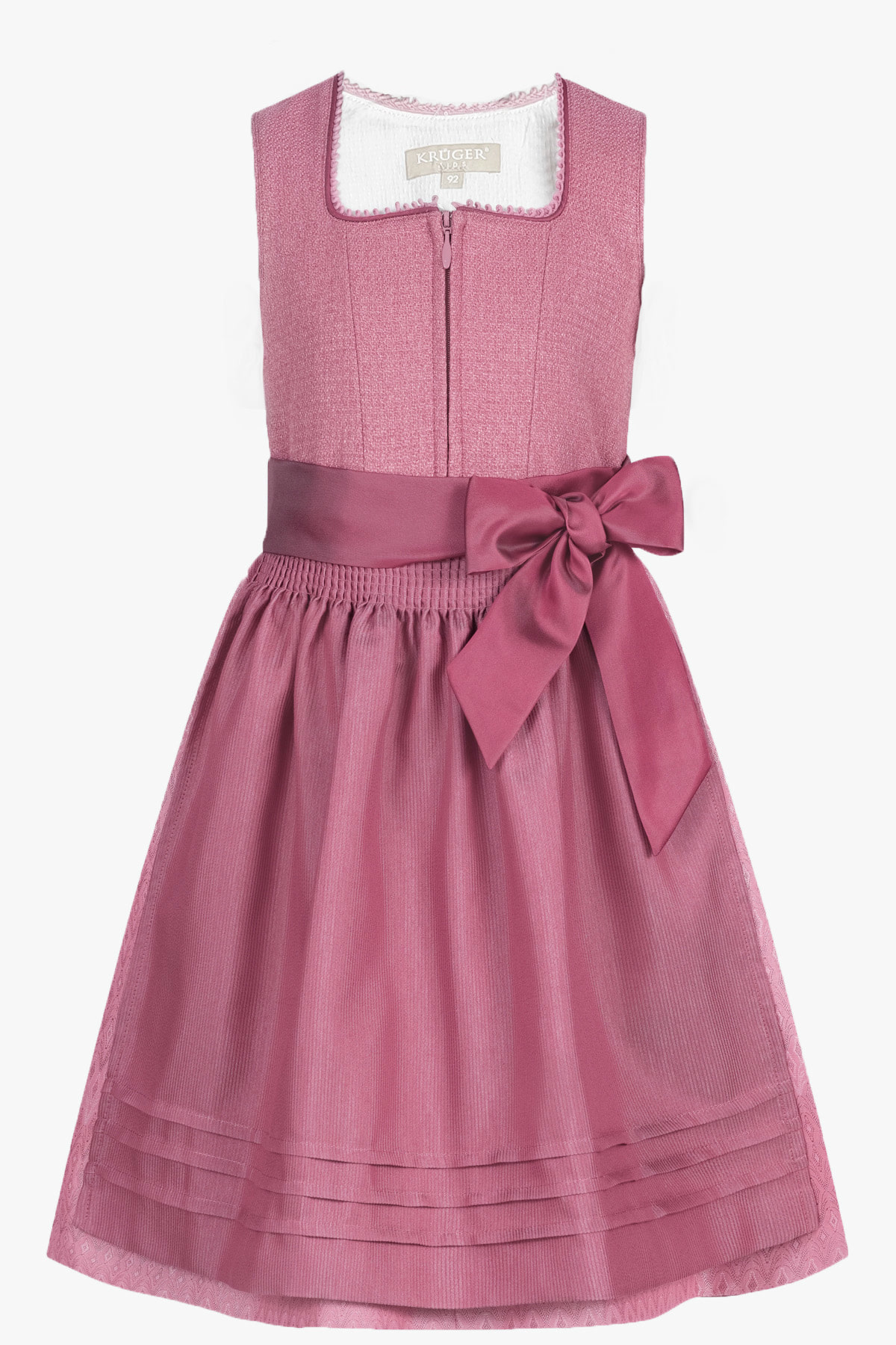 Kinderdirndl Rosella in pink im Krüger Dirndl Online Shop