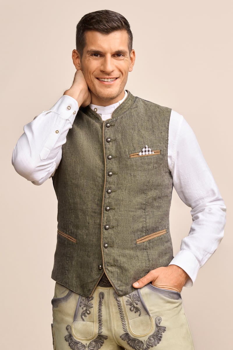 Trachtenhemd Achim in weiß im Krüger Dirndl Online Shop