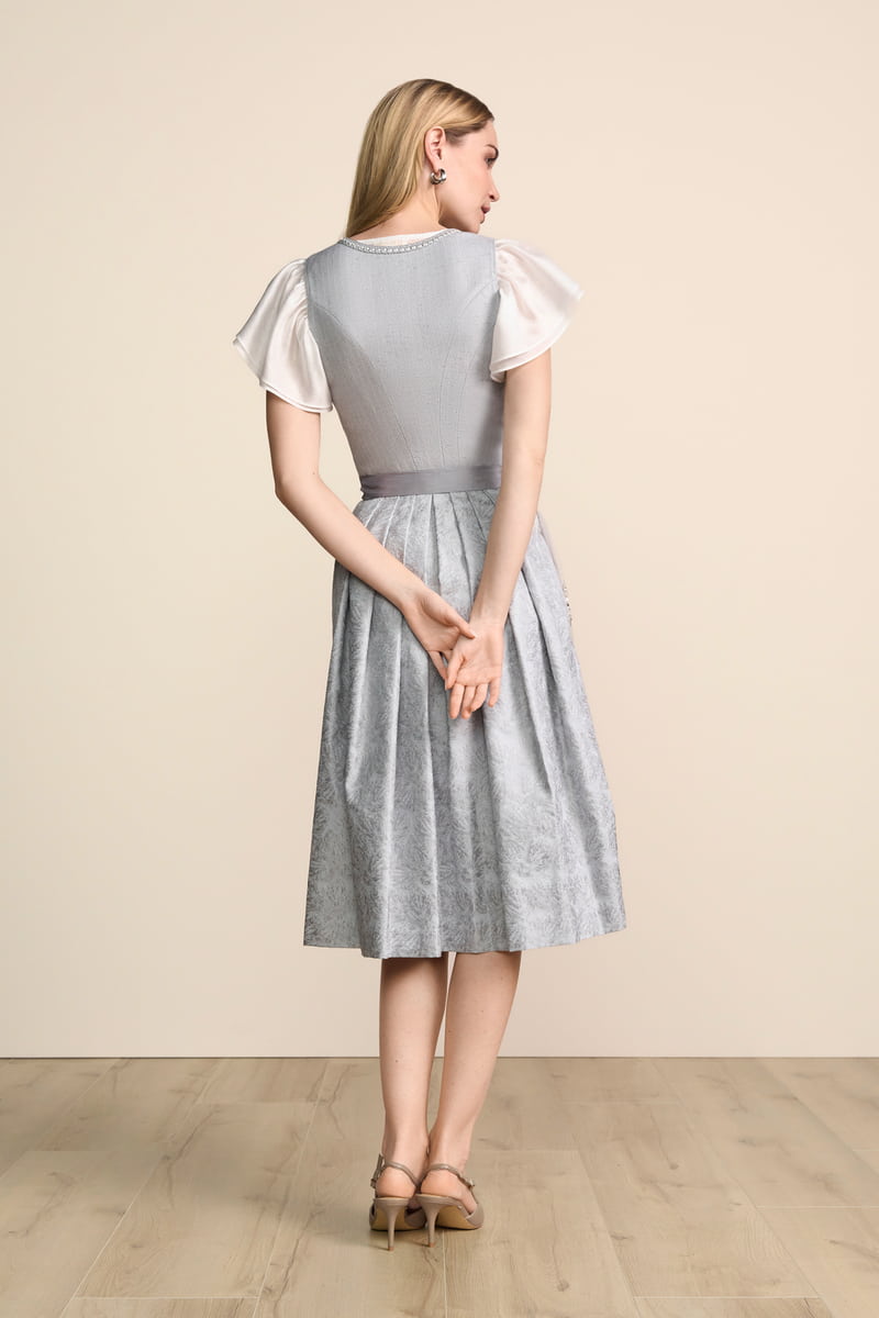 Dirndl Joren (70cm) in grau im Krüger Dirndl Online Shop
